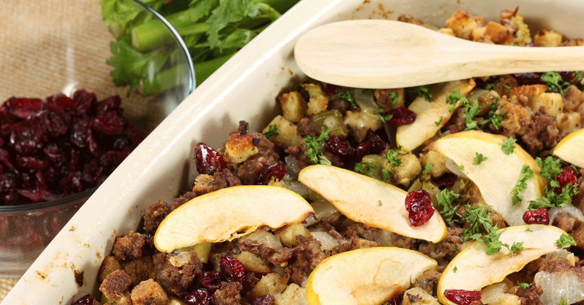 Woodchuck Granny Smith Sausage Stuffing - Woodchuck Cider